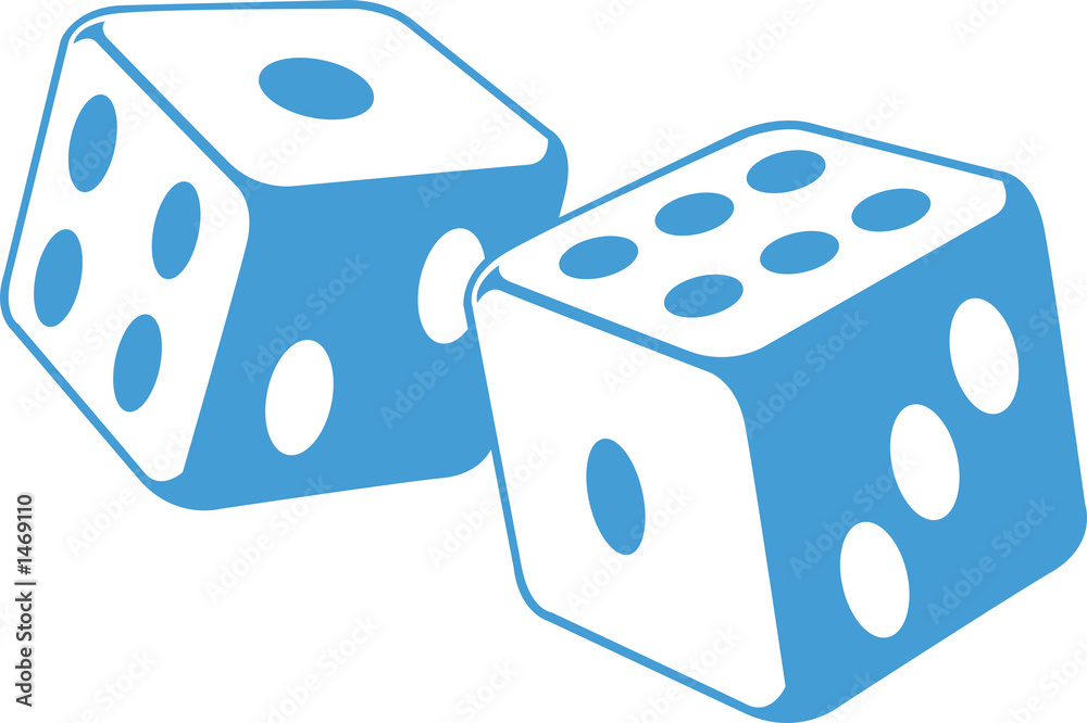 dice vector illustration x 2 Stock Illustration | Adobe Stock