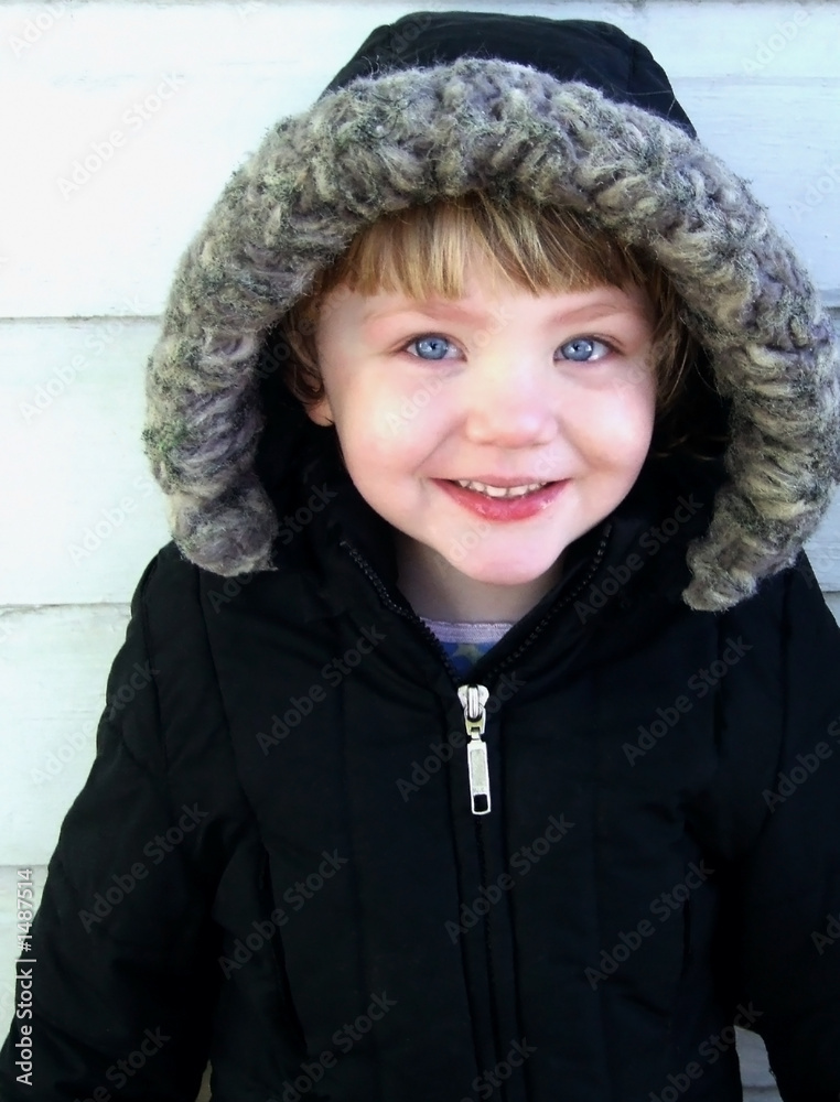 girl smiling through tears Stock Photo | Adobe Stock