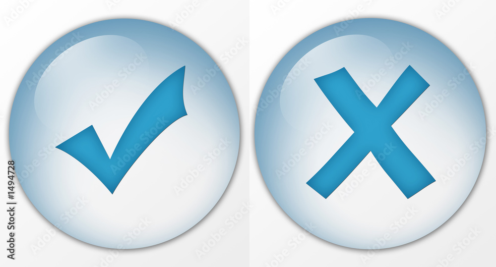 button, icon, web button, true, false, right Stock Illustration | Adobe ...