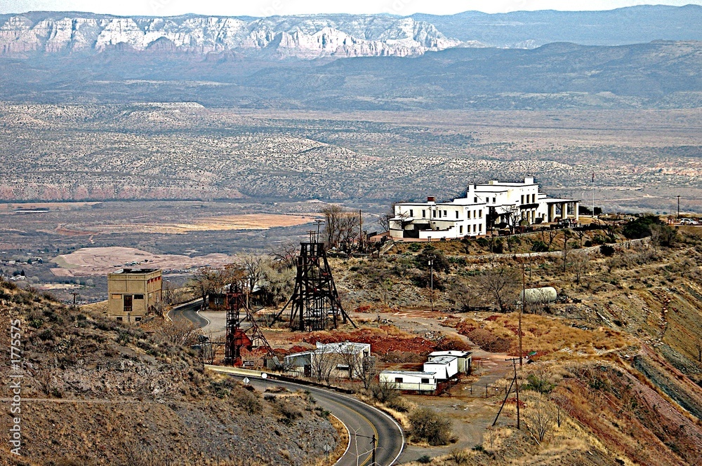 douglas mansion in jerome state park Stock Photo | Adobe Stock
