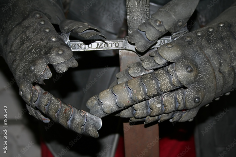 knights hands Stock Photo | Adobe Stock