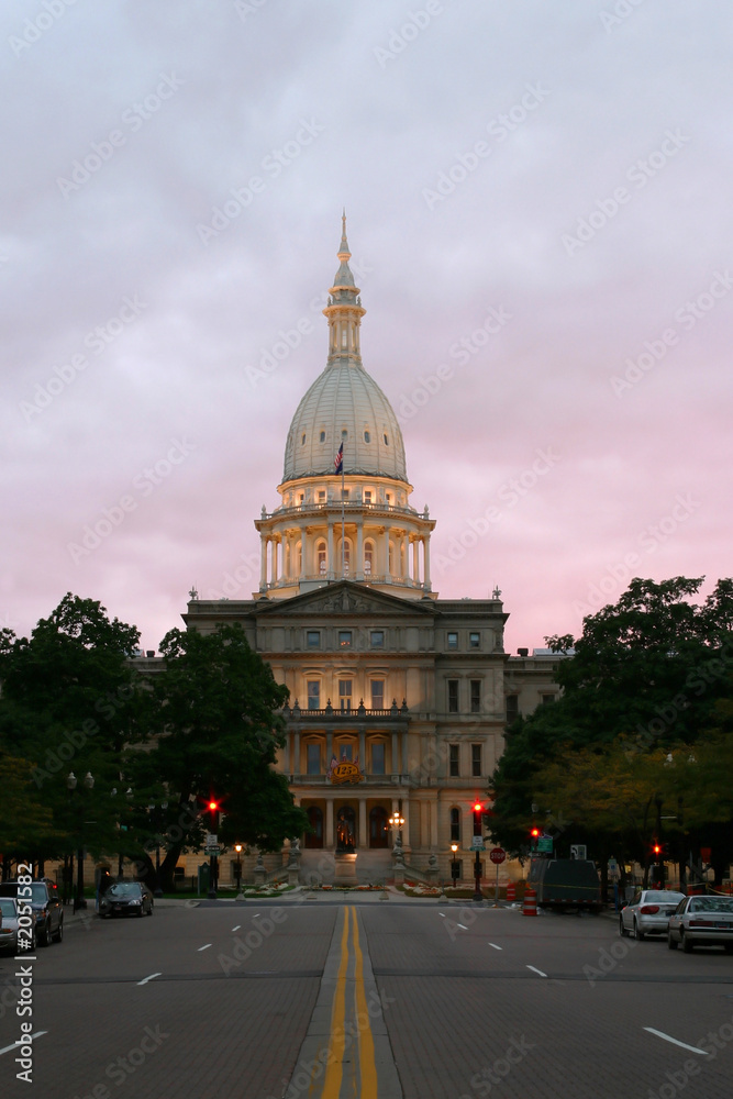 lansing capitol Stock Photo | Adobe Stock