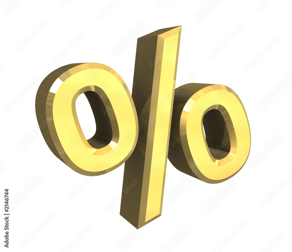 simbolo della percentuale fondo bianco Stock Illustration | Adobe Stock