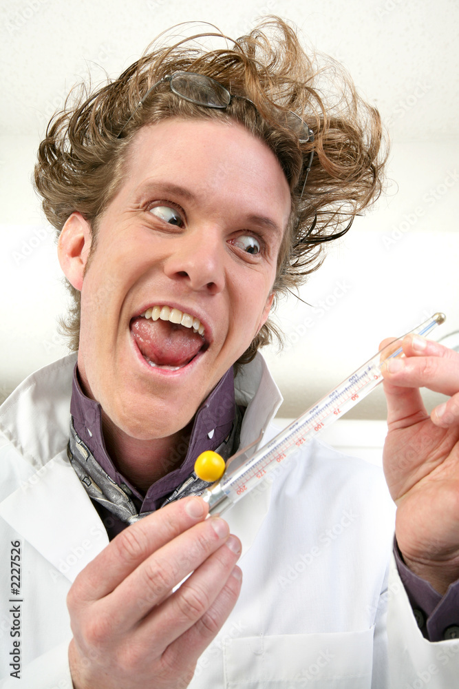 crazy doctor Stock Photo | Adobe Stock