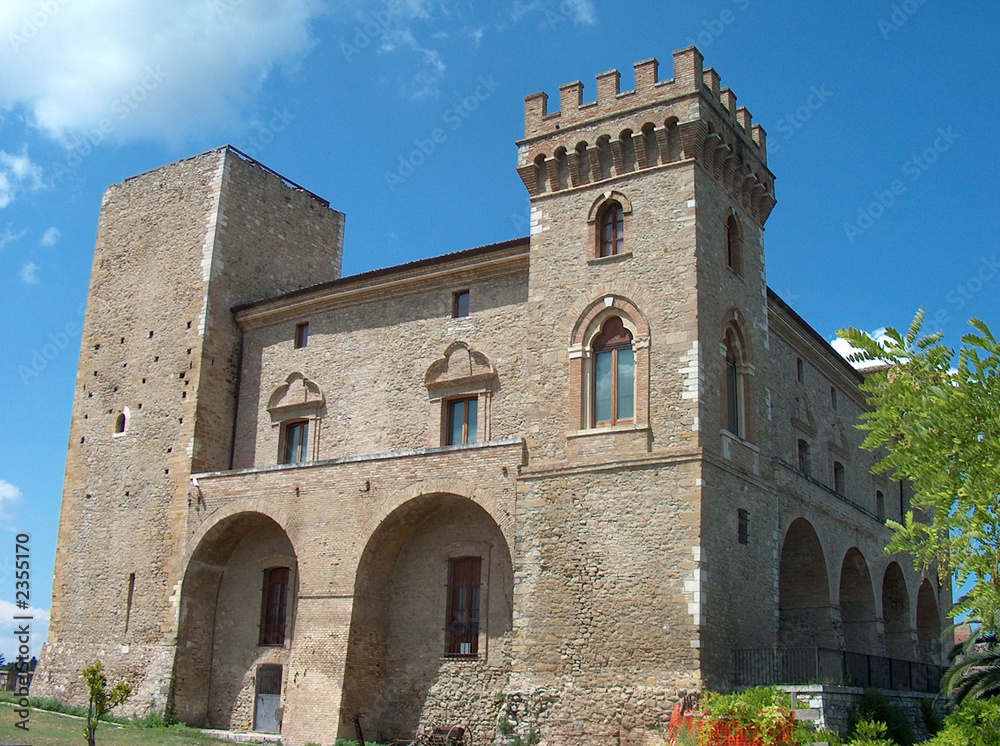 castello ducale di crecchio Stock Photo | Adobe Stock