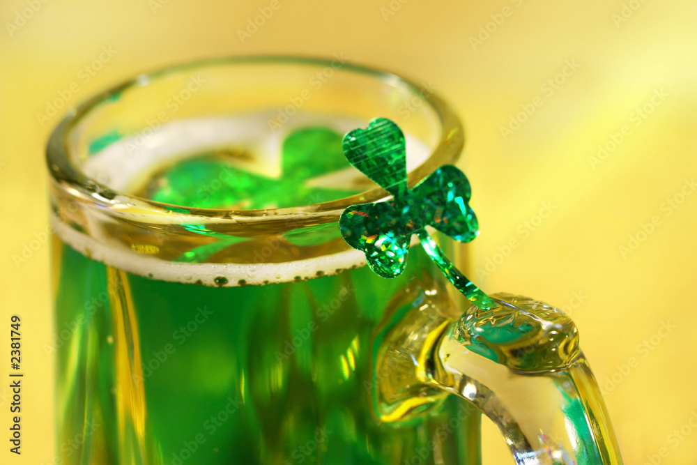 shamrock and beer Stock Photo | Adobe Stock