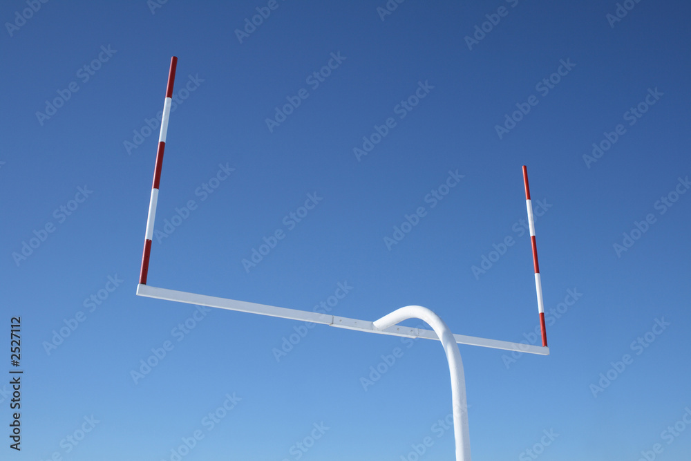 uprights of football goal posts Stock Photo | Adobe Stock