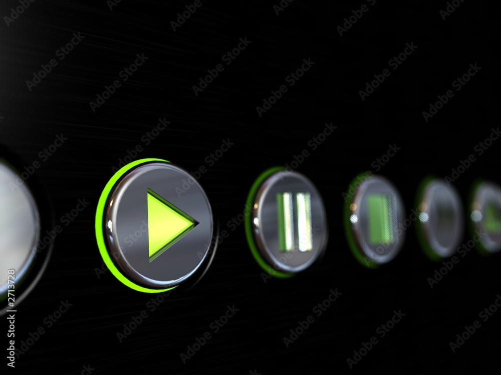 media player buttons Stock Photo | Adobe Stock