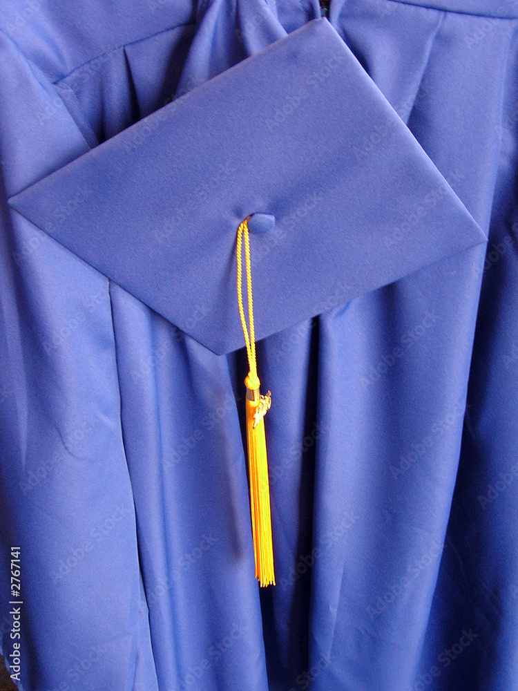 graduation cap and gown Stock Photo | Adobe Stock