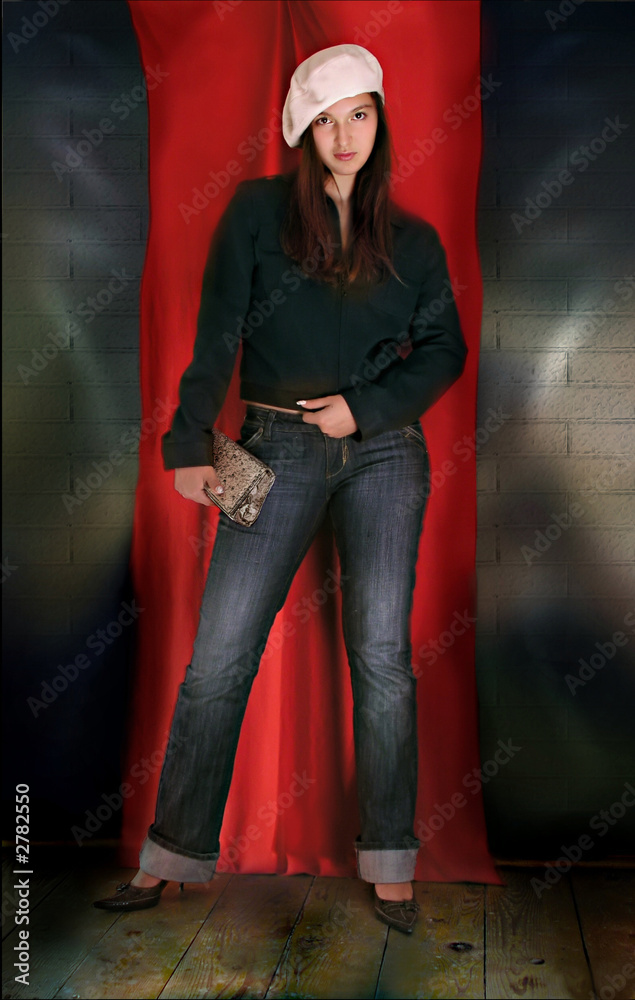 fashion girl Stock Photo | Adobe Stock