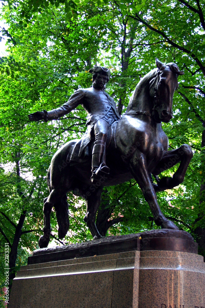 Paul Revere Statue North End