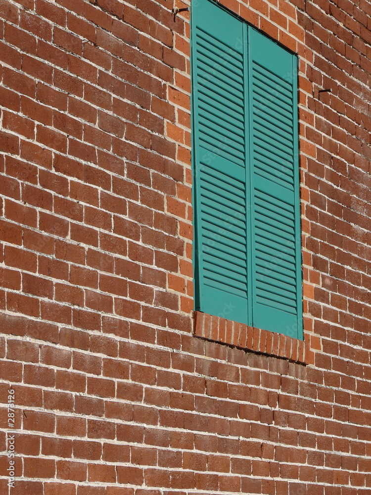 brick wall and louver Stock Photo | Adobe Stock