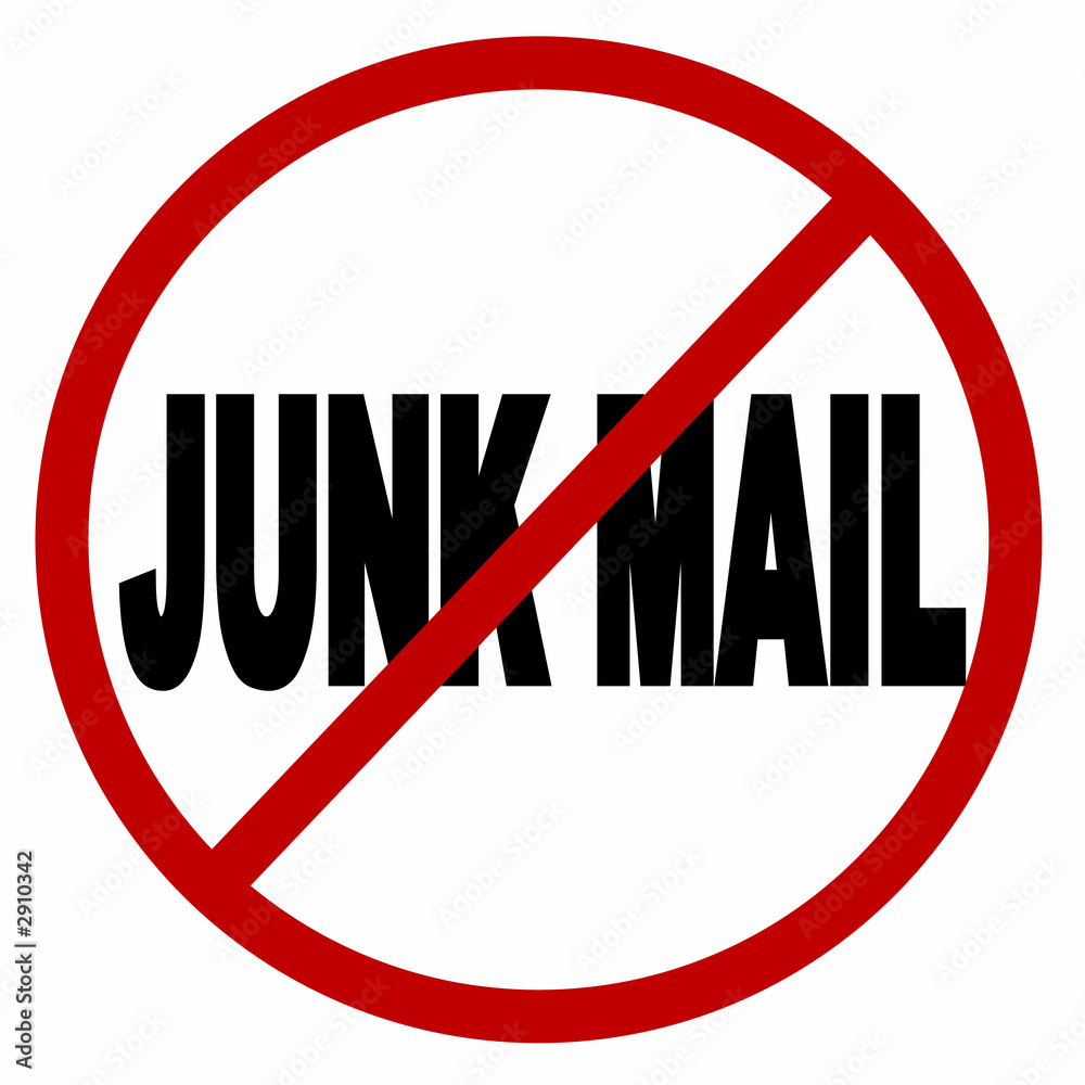 no junk mail icon Stock Photo | Adobe Stock