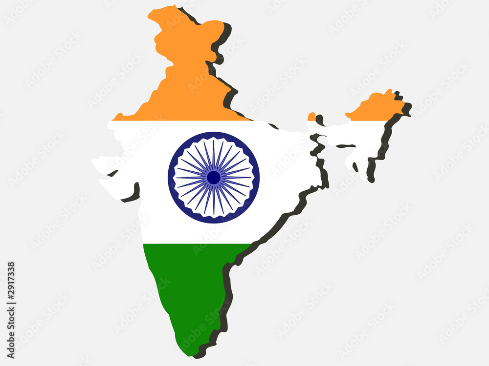 map of india Stock Photo | Adobe Stock