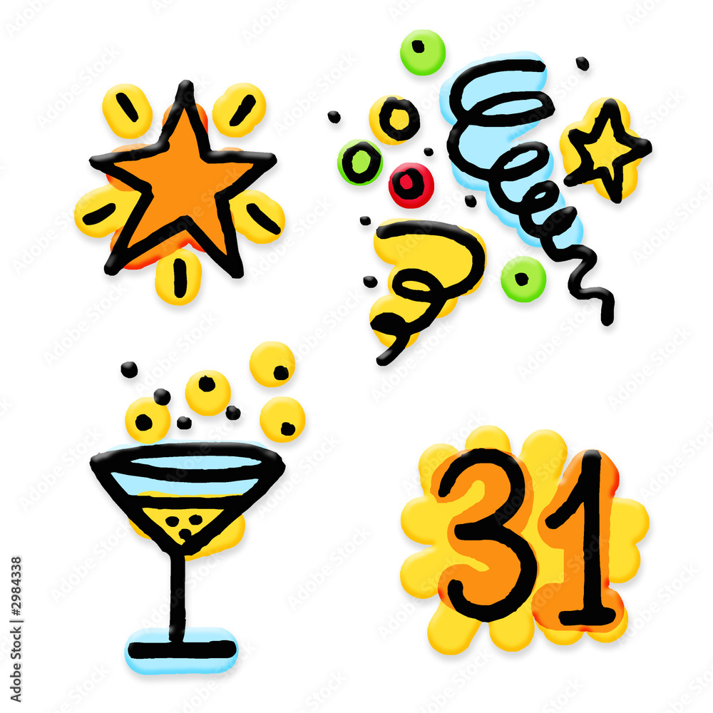 picto fêtes Stock Photo | Adobe Stock