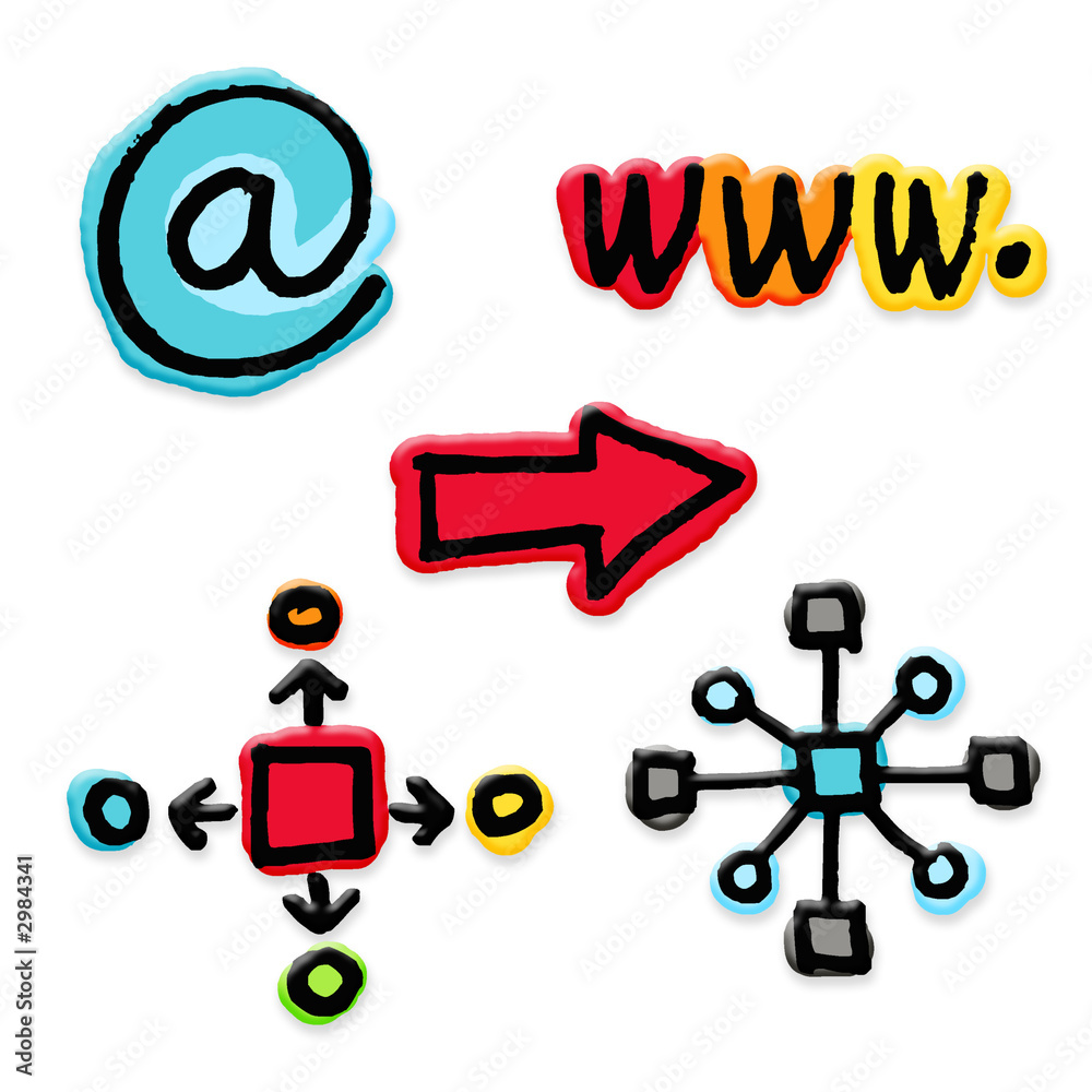 picto internet Stock Photo | Adobe Stock