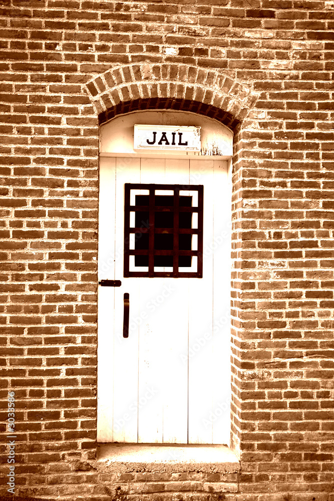 old western jail Stock Photo | Adobe Stock