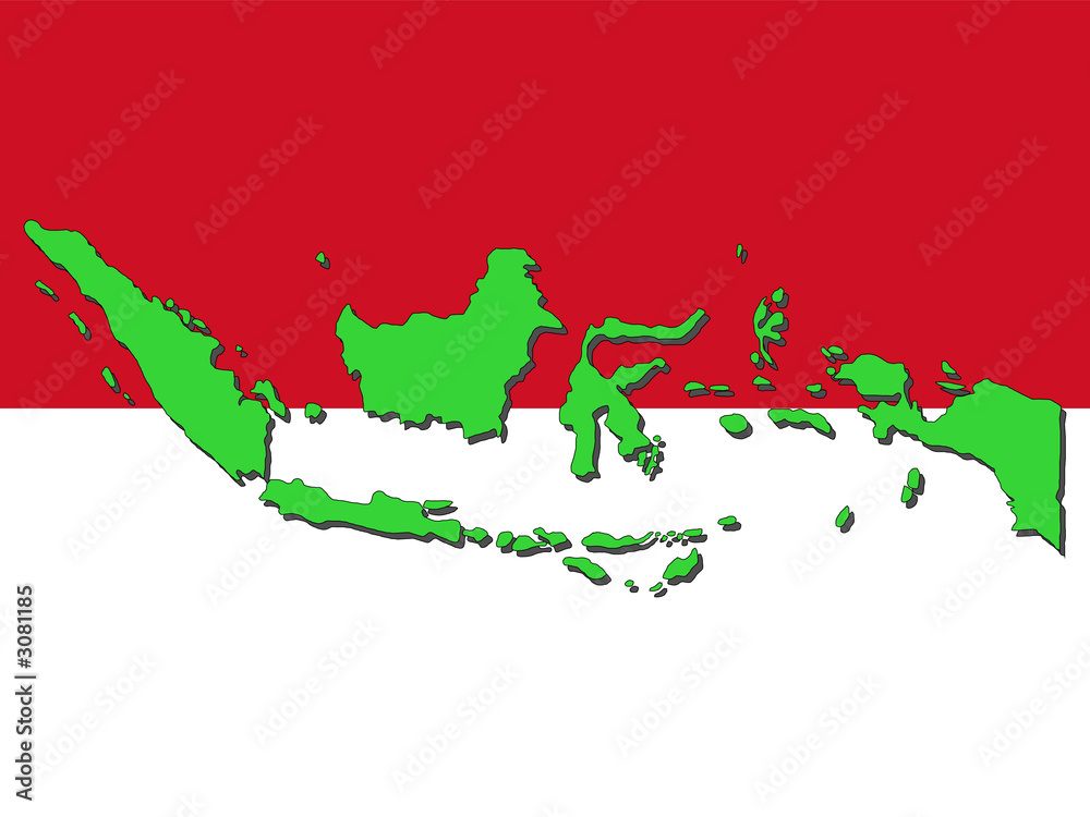 map of indonesia Stock Photo | Adobe Stock
