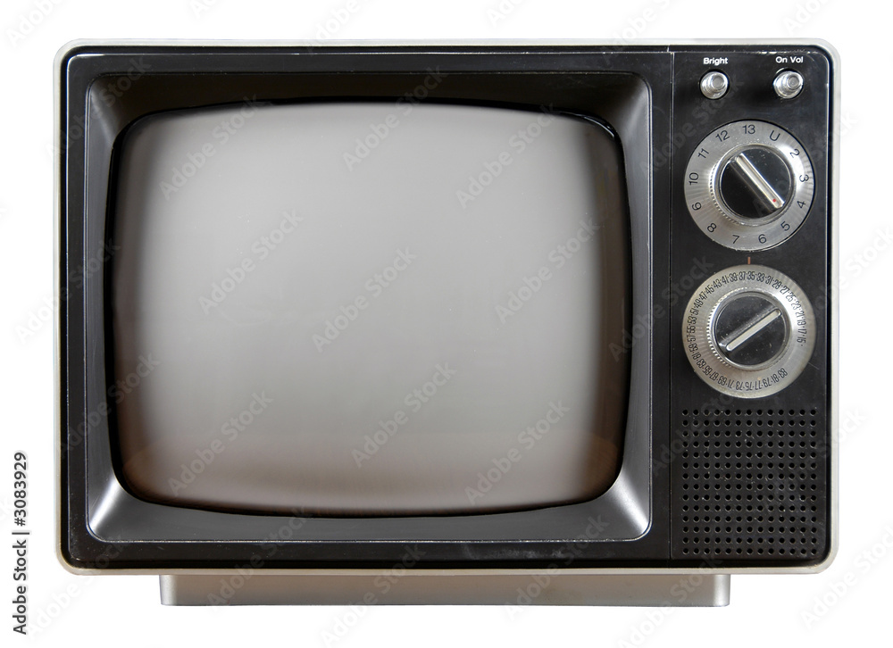 vintage television Stock Photo | Adobe Stock