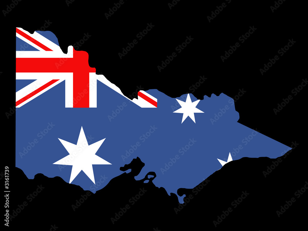 map of victoria Stock Photo | Adobe Stock