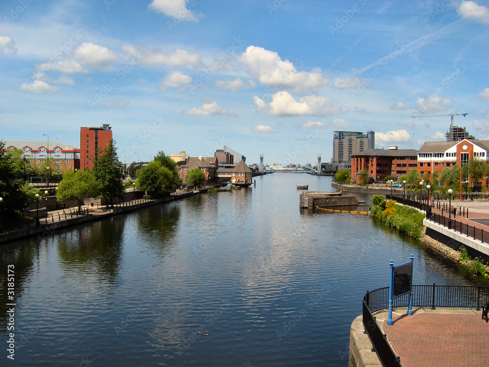 manchester ship canal Stock Photo | Adobe Stock