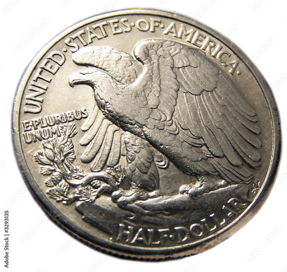 half dollar - coin Stock Photo | Adobe Stock
