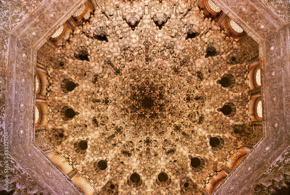 Poster alhambra palace ceiling-1 – Wall Art | UkPosters