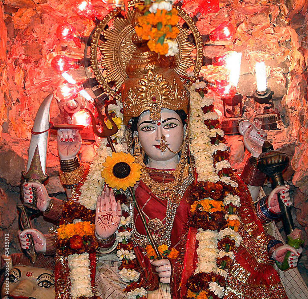 devi bhawani maa with huge view Stock Photo | Adobe Stock