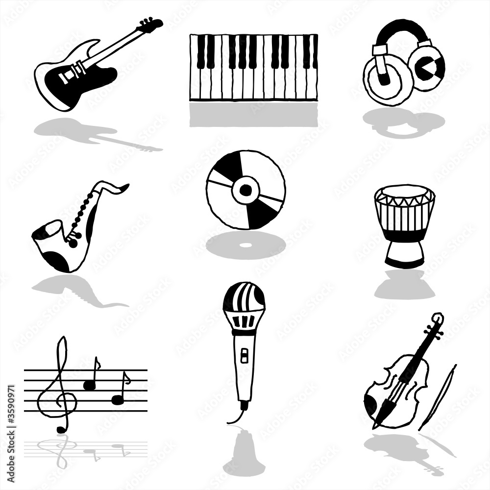 Vecteur Stock music picto | Adobe Stock