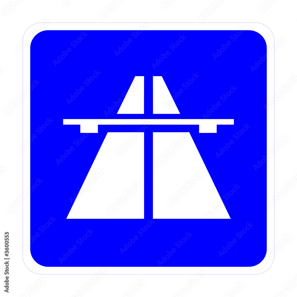autobahn schild Stock Vector | Adobe Stock
