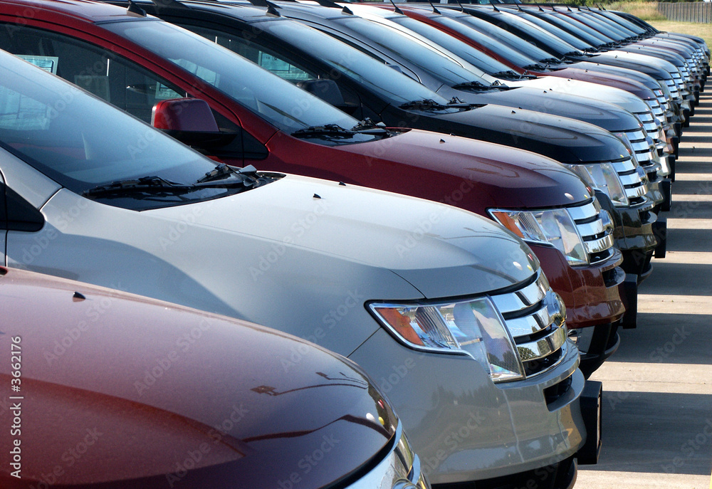 Car lot Stock Photo | Adobe Stock