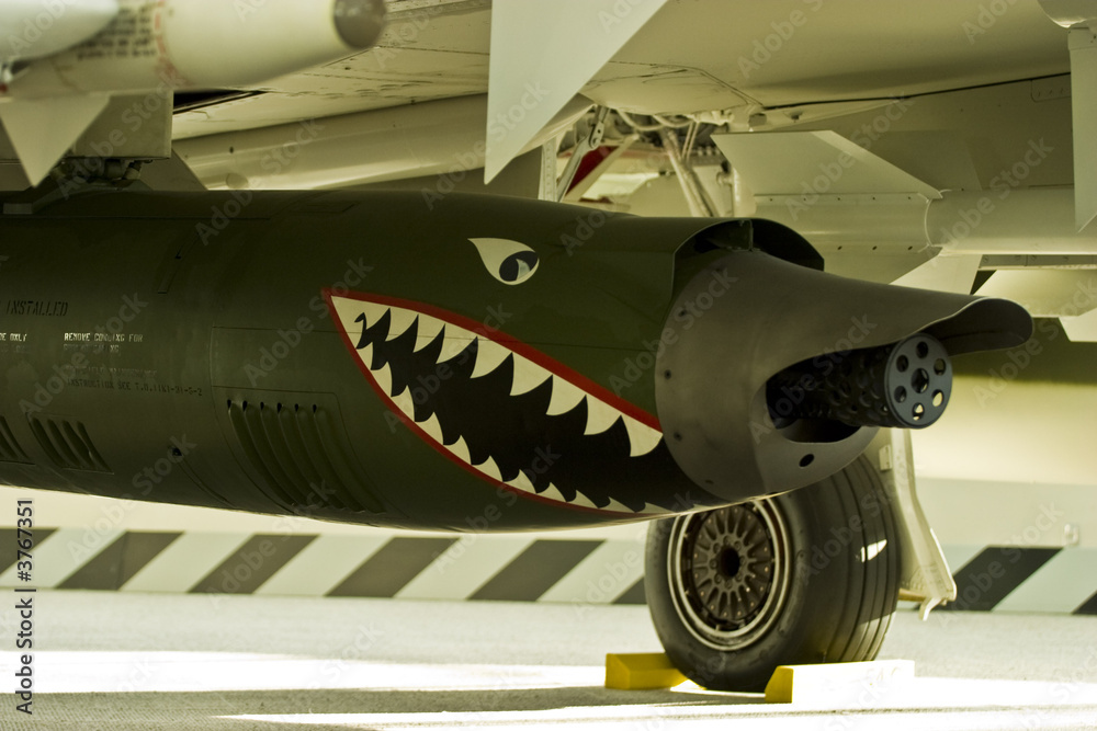 F-4 Phantom Gun Pod Stock Photo | Adobe Stock