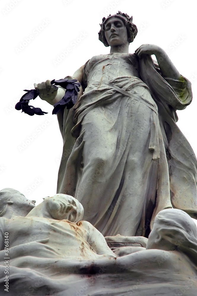 Titanic victims' memorial statue in Belfast Stock Photo | Adobe Stock