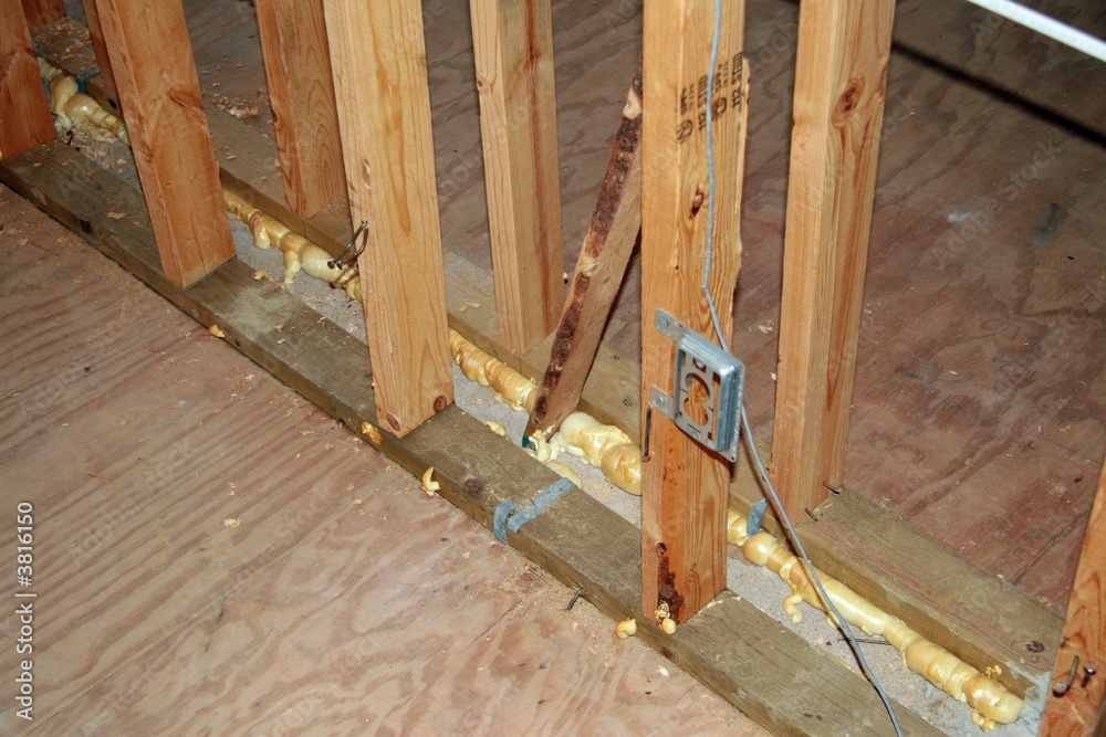 Common wall construction detail 002 Stock Photo | Adobe Stock