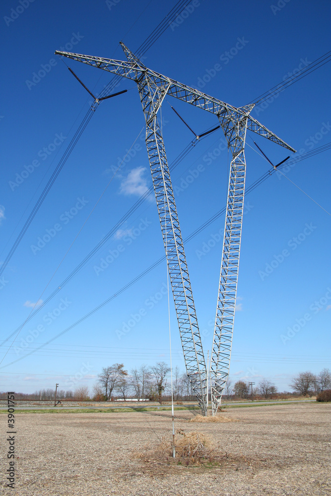 765 kV Transmission Tower Stock Photo | Adobe Stock