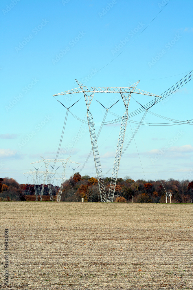 765 kV Transmission Tower 2 Stock Photo | Adobe Stock