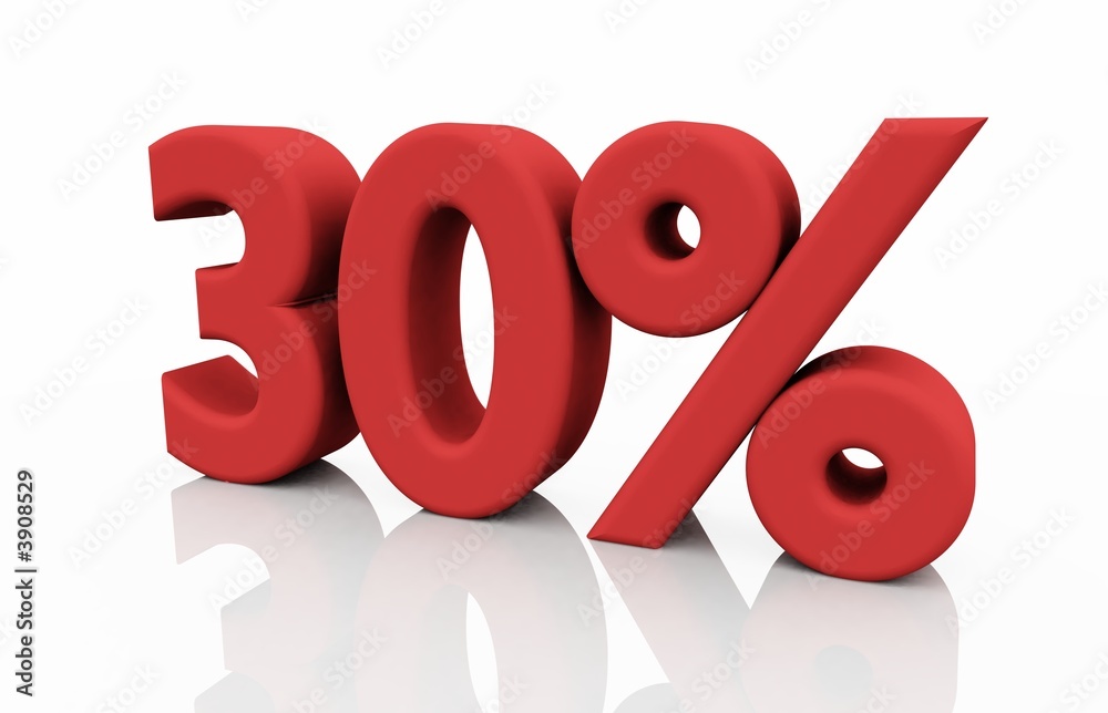 30% rabatt Stock-Illustration | Adobe Stock