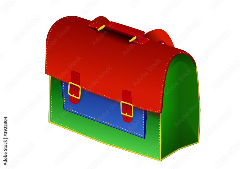 Vecteur Stock Cartable d'enfant | Adobe Stock