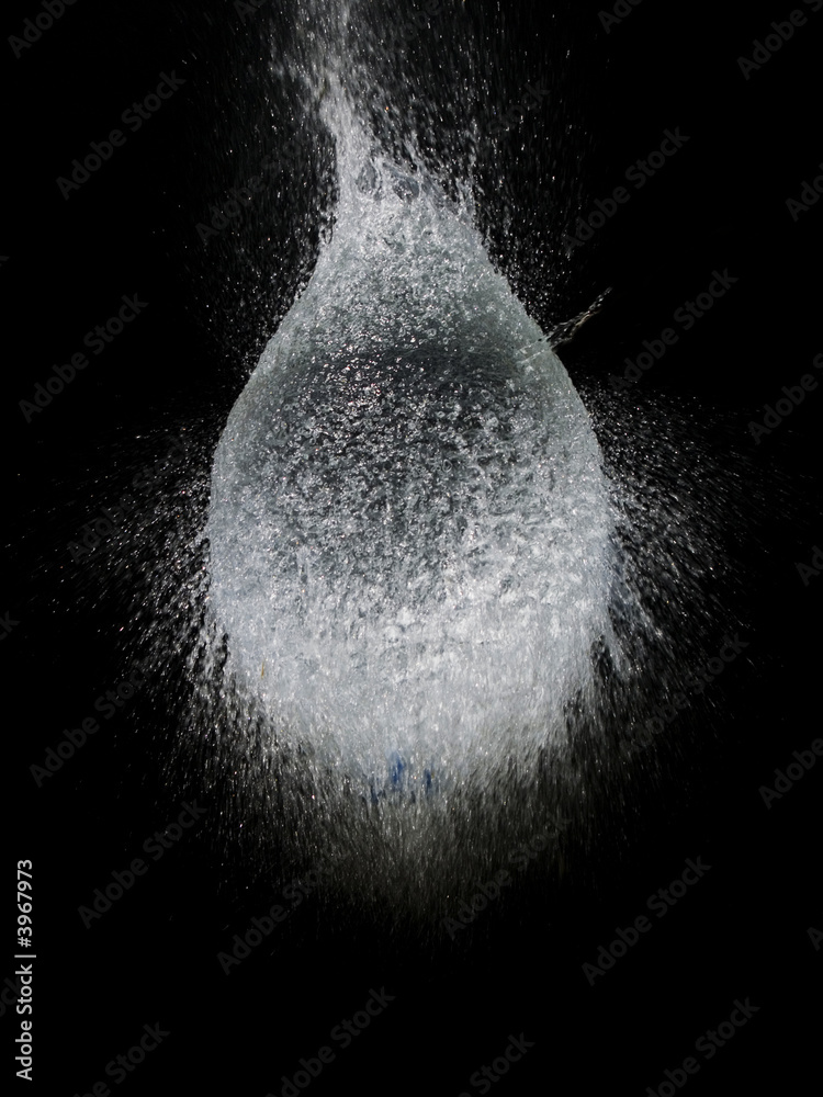 Balloon water splash Stock Photo | Adobe Stock