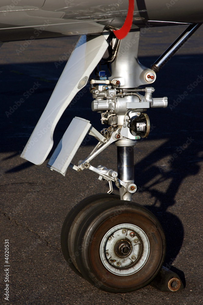 Aircraft undercarriage Stock Photo | Adobe Stock