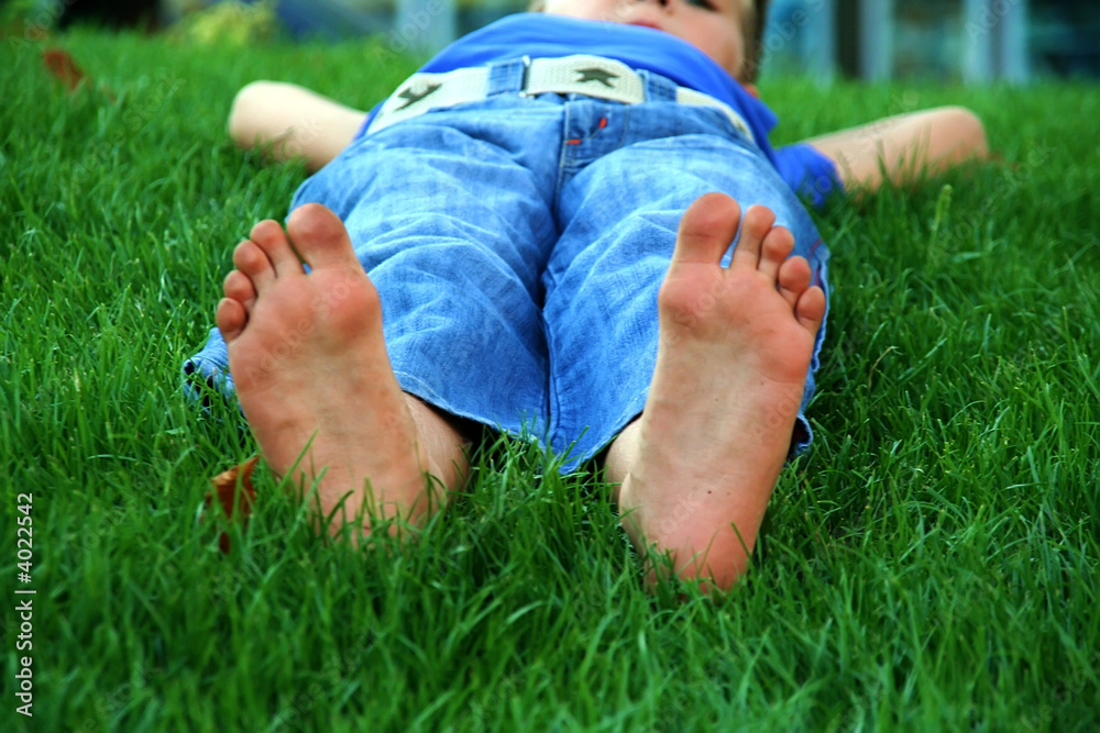 boy relaxing Stock Photo | Adobe Stock