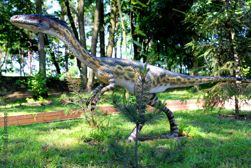 Dinosaur Coelophysis bauri, Coelophys, dinosaurs series Stock Photo ...