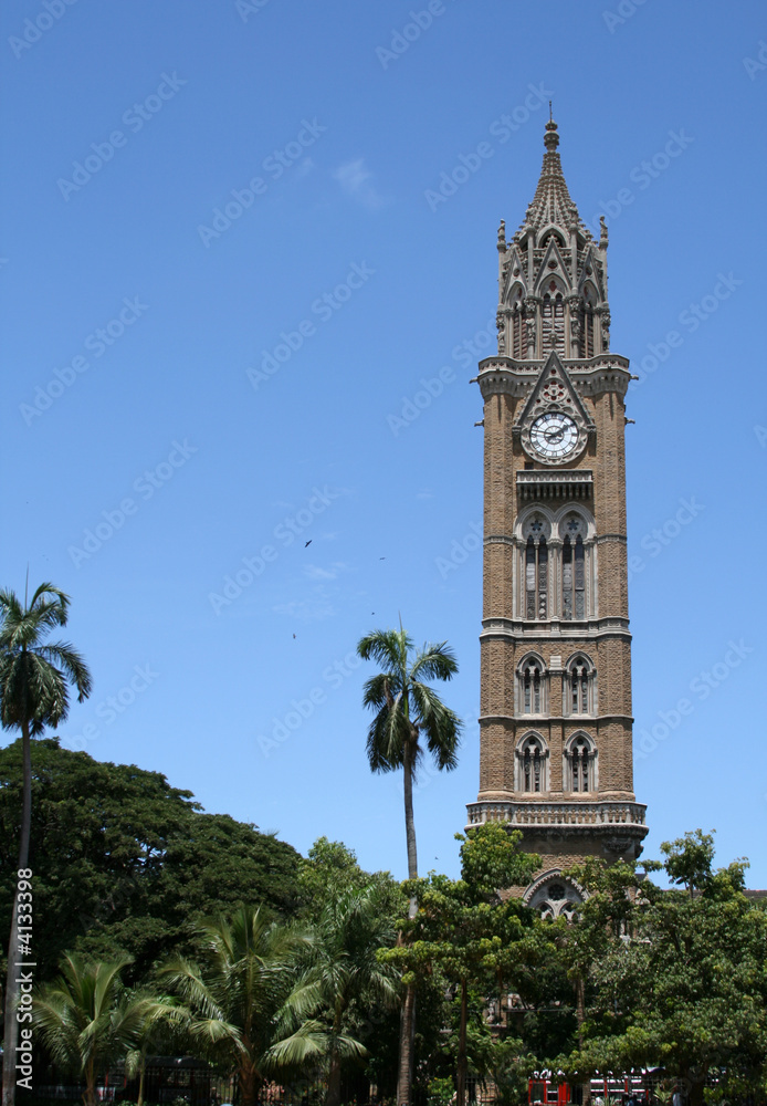The Rajabhai Clock Tower - Bombay (India) Stock Photo | Adobe Stock