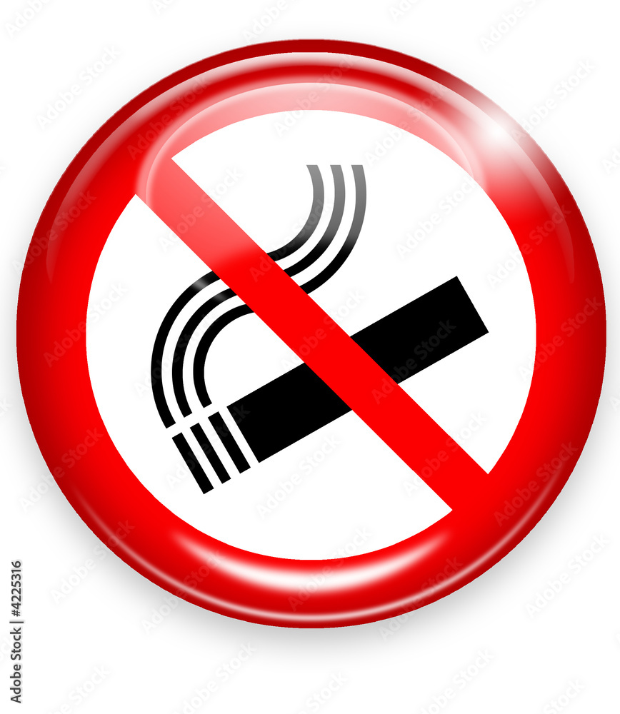 Rauchverbot no smoking Stock-Illustration | Adobe Stock