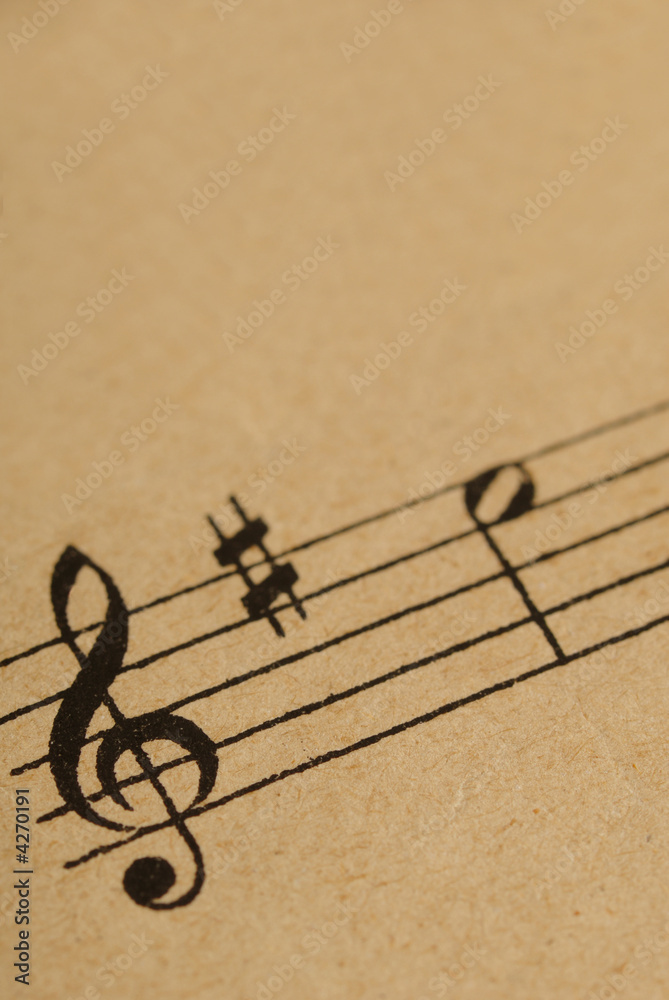 music notes background Stock Photo | Adobe Stock