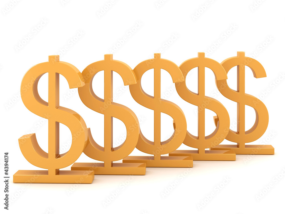 dollar signs Stock Illustration | Adobe Stock