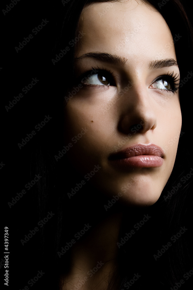 dark portrait Stock Photo | Adobe Stock