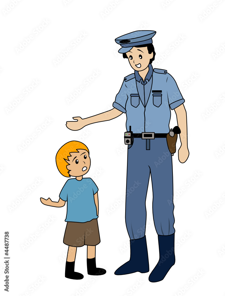 Asking for Directions Stock Vector | Adobe Stock