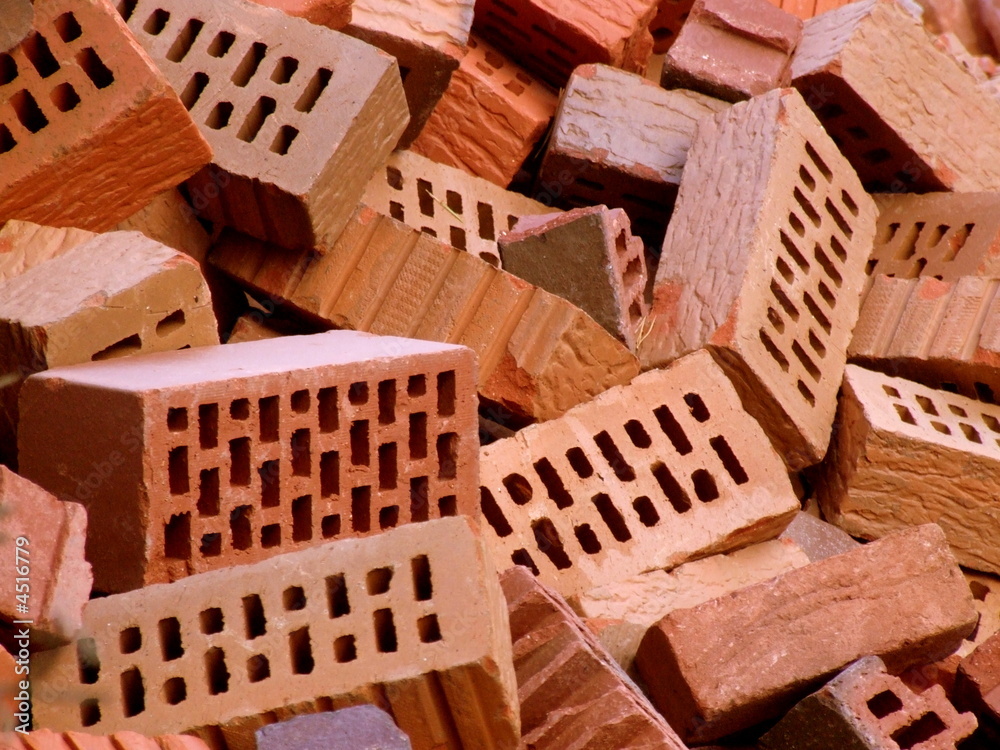 Ziegelsteine Stock Photo | Adobe Stock