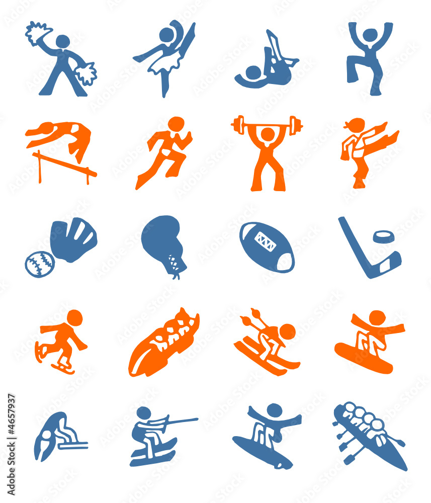 pictos - sports Stock Vector | Adobe Stock